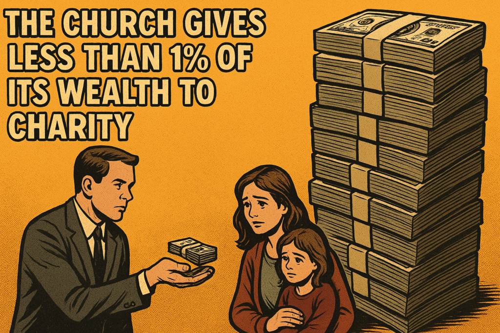 The Church gives less than 1% of its wealth to charity - mormontruth.com